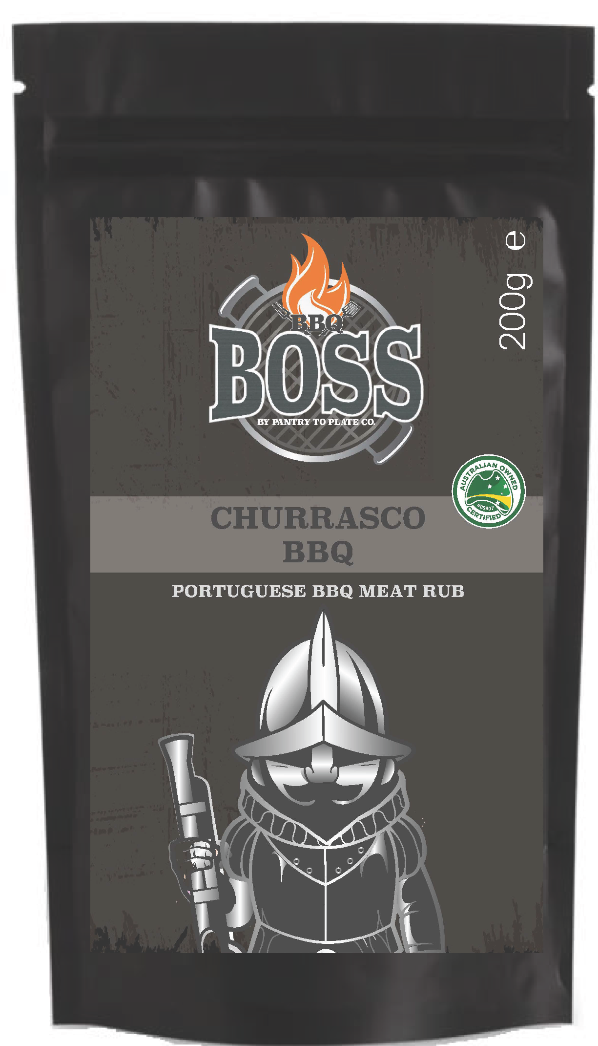 BBQ BOSS CHURRASCO BBQ MEAT RUB POUCH – Pantry To Plate Co